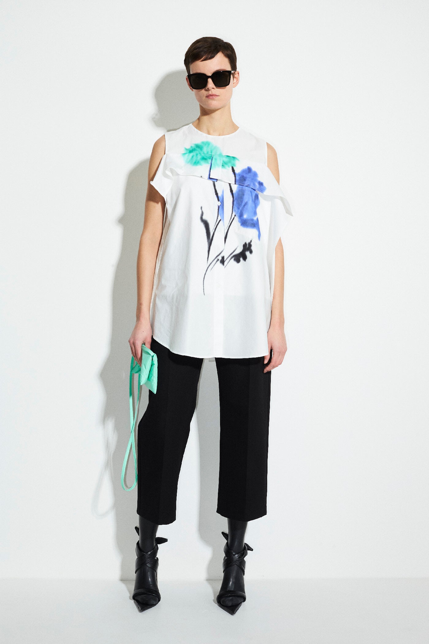Thea Deconstructed Sleeveless Shirt – Christian Wijnants Shop