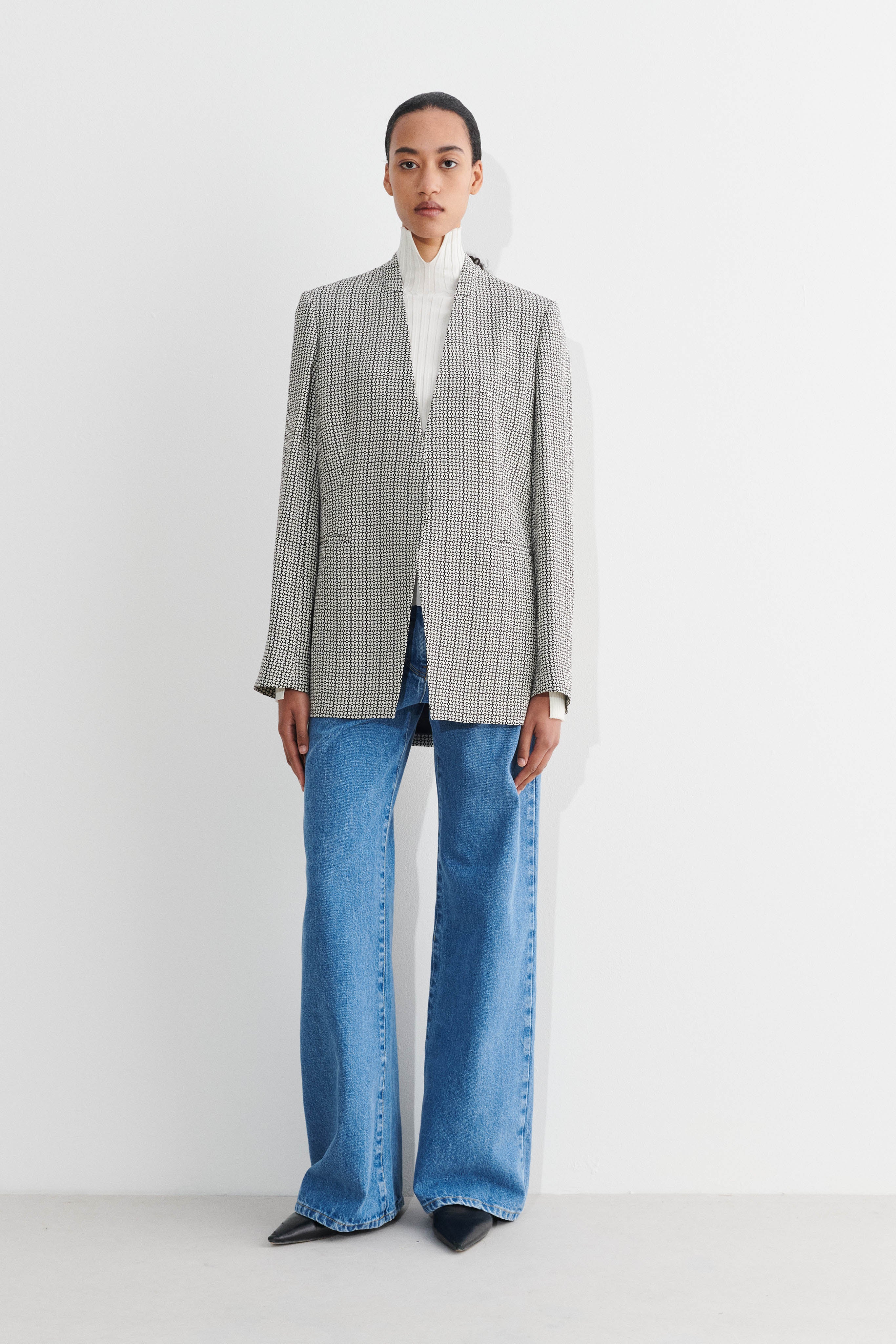 Christian Wijnants | Tailored Jacket With Standing Collar And Belt ...